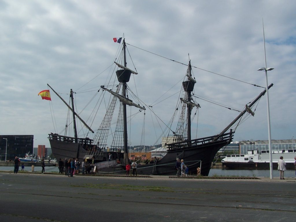 Magellan's ship replica Nao Victoria keeps sailing around the world